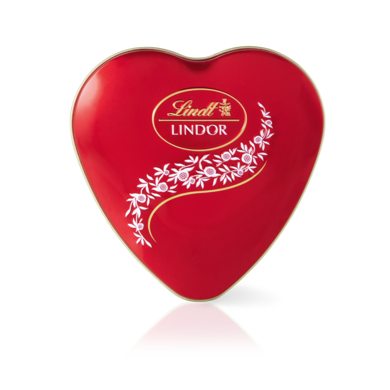 LINDOR Milk Heart Tin 50g - Lindt Online Shop