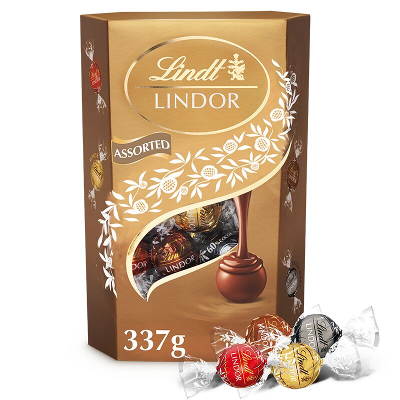 LINDOR Assorted Cornet 337g - Lindt Online Shop