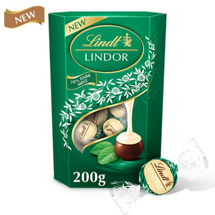 LINDOR Dark Mint Cornet 200g - Lindt Online Shop