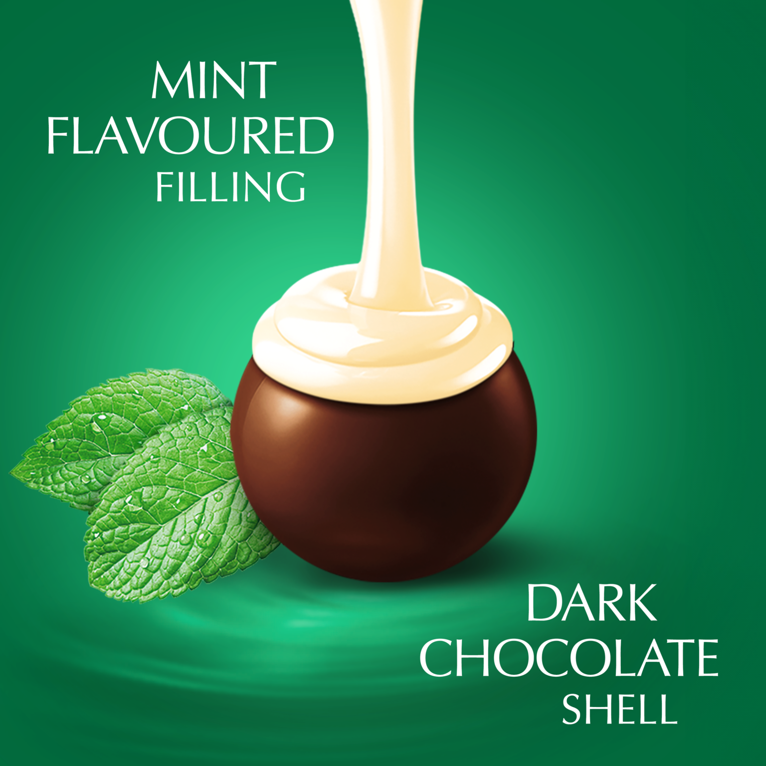 LINDOR Dark Mint Cornet 200g - Lindt Online Shop