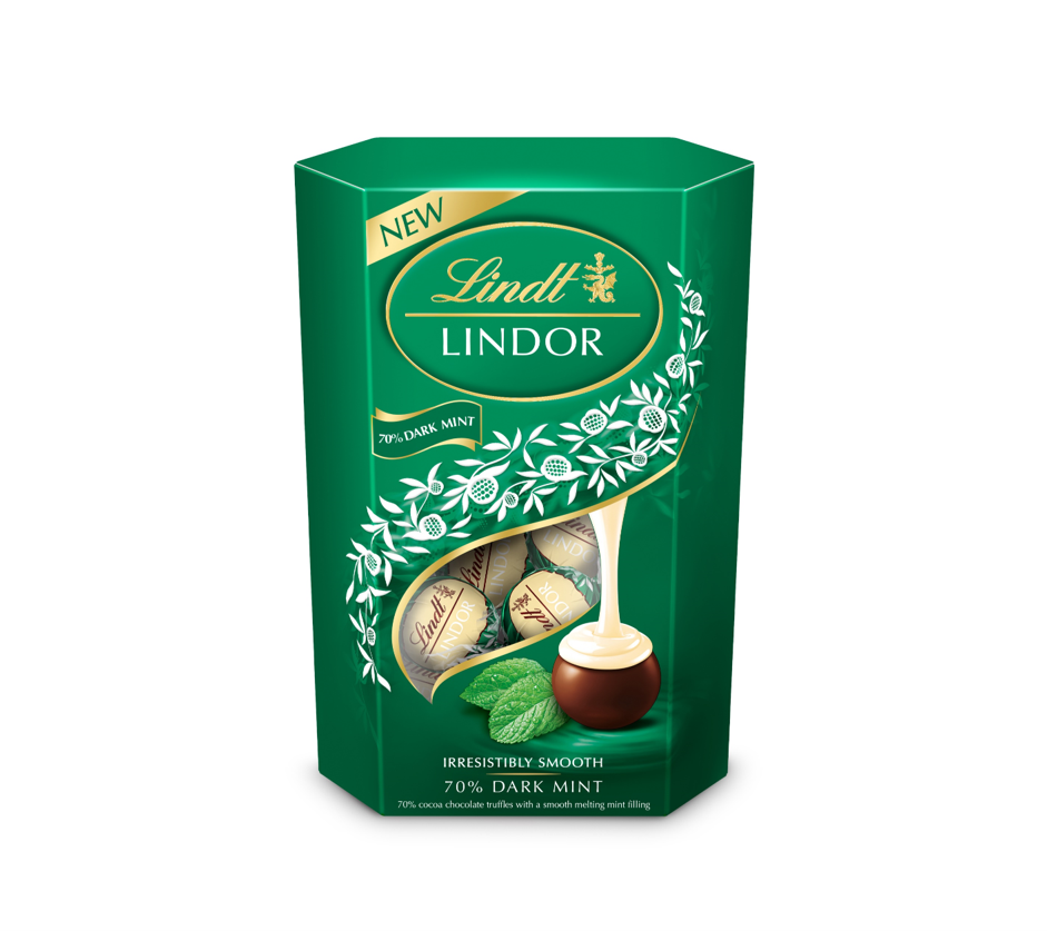 LINDOR Dark Mint Cornet 200g - Lindt Online Shop